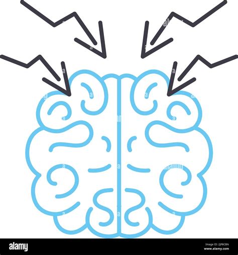 Brainstorm Line Icon Outline Symbol Vector Illustration Concept Sign Stock Vector Image And Art