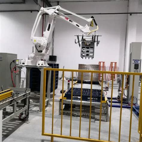 ce automatic robotic palletizer bag palletizer full automated material handling robot pallet