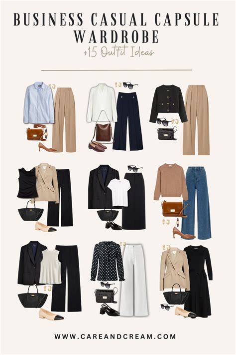 20 Business Casual Wardrobe Staples 15 Chic Outfit Combos Casual