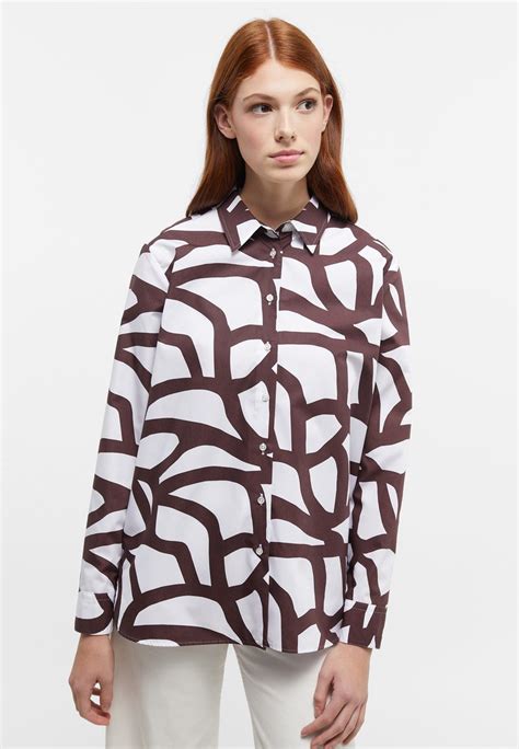 Eterna Hemdbluse Braun Zalandode
