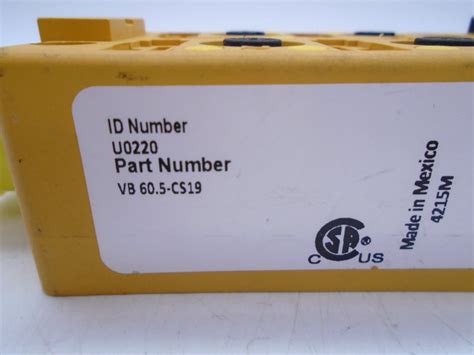 Turck Vb 60 5 Cs19 Power Distribution Block