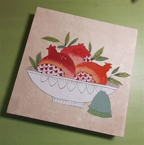 그림그리기민화그리기 원데이클래스 소과도 그림석류와 작은 그릇 네이버 블로그