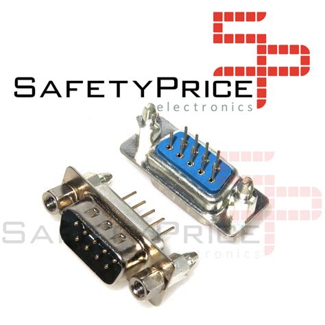 Db9 Conector Macho Recto Tipo Rs232 Safetyprice Electronics