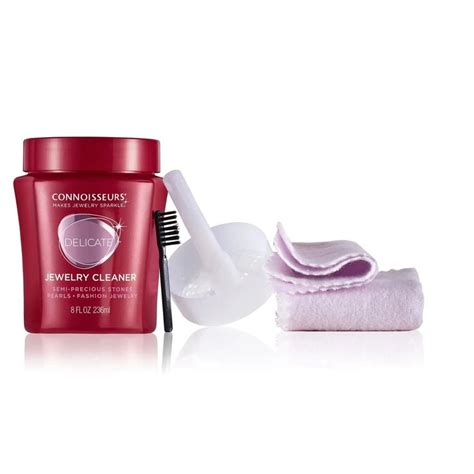 Kit De Nettoyage De Bijoux Tout Usage Connoisseurs Solution Liquide Avec Chiffon De Polissage