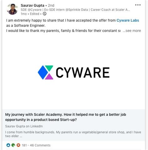 Scaler On Linkedin Education Softwareengineer Programming