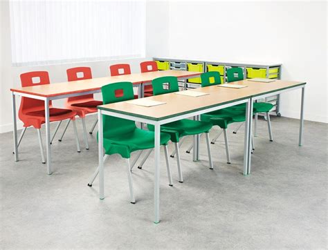 Metalliform Rectangular Fully Welded Coloured Edge Table