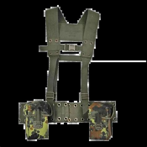 German Flecktarn G3 4 Piece Combat Set Bundeswehr Belt Harness