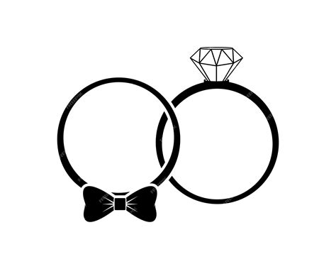 Premium Vector Couple Of Luxury Ring Shape