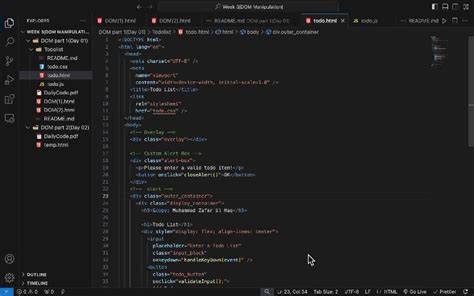 Muhammad Zafar Ul Haq On Linkedin Javascript Dommanipulation Webdevelopment Codingjourney