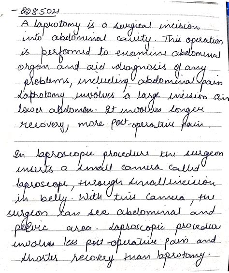What Is The Difference Between Laparotomy And Laparoscopic Procedure
