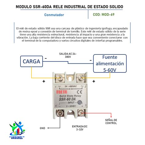 Modulo Ssr 60da RelÉ Industrial De Estado Solido