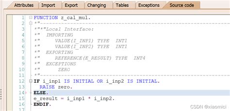 Abap中的subroutine和function Moduleabap Subroutine Csdn博客