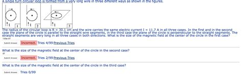 Solved A Single Turn Circular Loop Is Formed From A Very Chegg Com