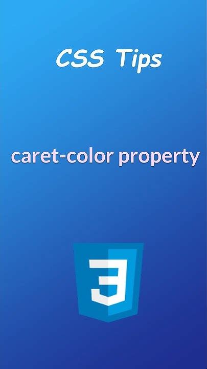 Shorts Caret Color چیست و چگونه در Css استفاده میشه Css Html Javascript Webdesign Youtube