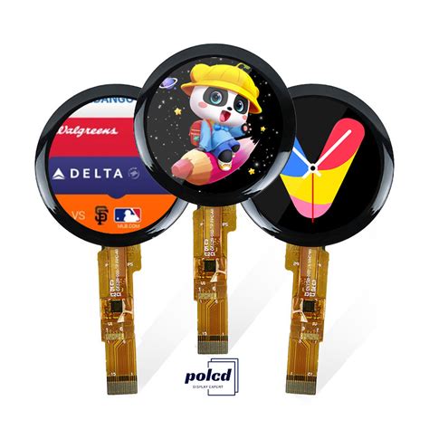Polcd Small Round 1 28 Inch Lcd Screen 240 240 1 3 Inch Spi Interface Ips Circular Tft Lcd