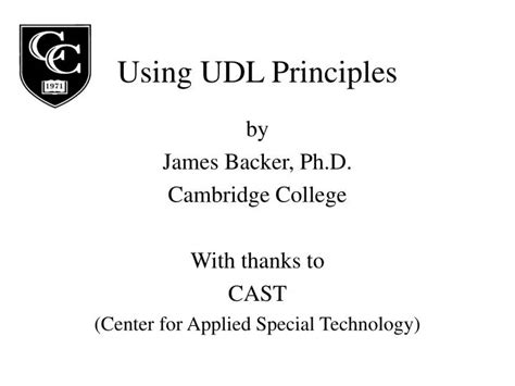 PPT Using UDL Principles PowerPoint Presentation Free Download ID 797896