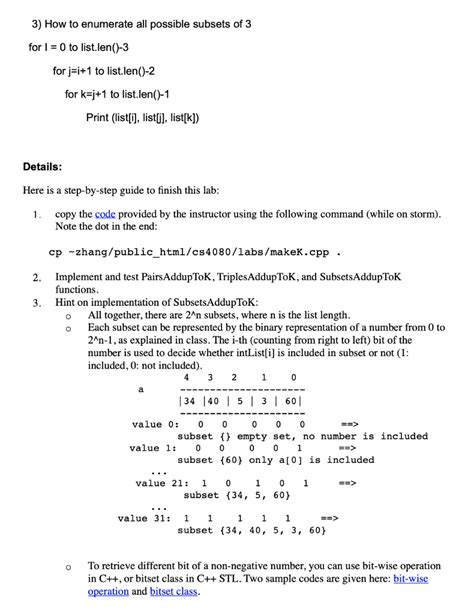 Solved Overview 1 O Based Upon The Pseudocode Given In