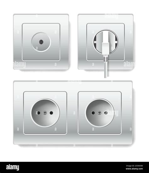 Uk Power Sockets Stock Vector Images Alamy