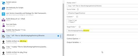 Azure Devops Include Only A Set Of Folders In Generated Artifact Stack Overflow