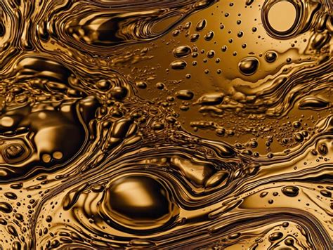 액체 골드 럭셔리 질감 벽지 배경 디자인으로 원활한 패턴 생성 Aixa 프리미엄 사진