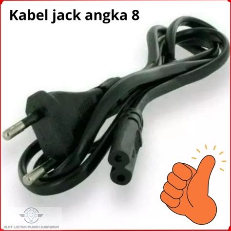 Jual Kabel Jack Angka 8 Kabel Power Shopee Indonesia