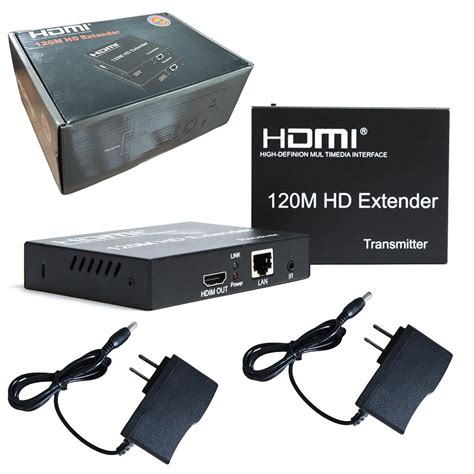 Ripley EXTENSIÓN SANTOFA ELECTRONICS EXTENDER HDMI A RJ45 UTP CAT 5 6 HASTA 120 METROS TX RX 1080