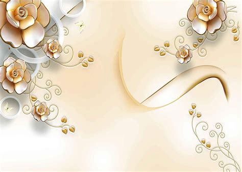 Gold Flower Background