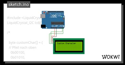 test eigene character wokwi esp32 stm32 arduino simulator