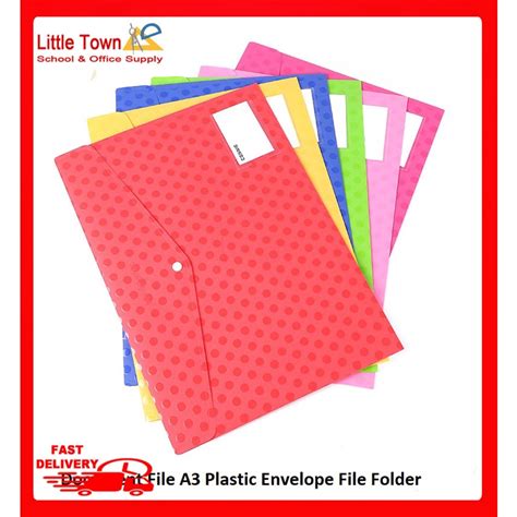 Document Envelope A3 Plastic Envelope File Folder Shopee Philippines