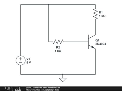 Transistor Basic Buffer Circuit CircuitLab