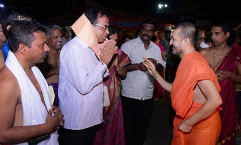 Justice Sri A Rajashekhar Reddy Visited Krishna Matha Shri Palimaru Matha