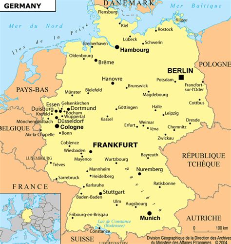 Frankfurt Map Germany