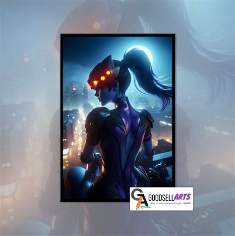 Widowmaker Poster One Shot One Kill Widowmaker Art Print Gaming Poster Video Game Art Gamer