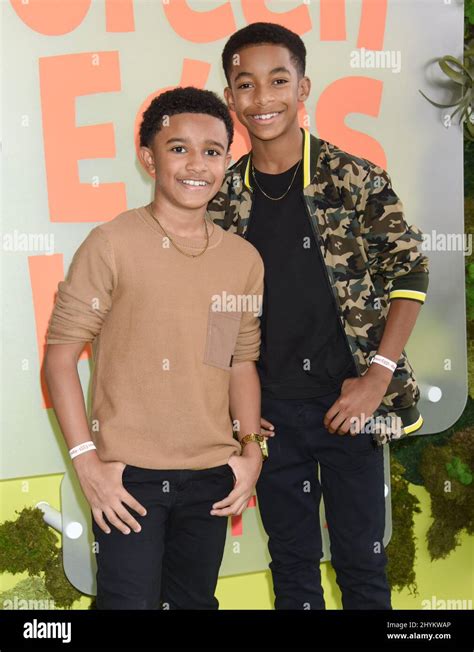 Cameron J Wright And Isaiah Russell Bailey At Netflixs Green Eggs