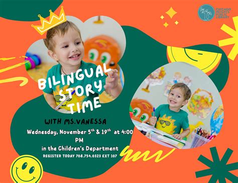 Nov 19 Bilingual Storytime With Miss Vanessa Chicago Heights Il Patch