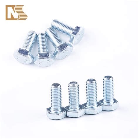 Wholesale Blue And White Zinc Plated Carbon Steel Grade 48 Hex Head