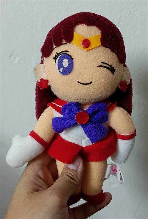 Vintage Banpresto Sailormoon R Plush Sailor Mars Hobbies Toys Toys Games On Carousell