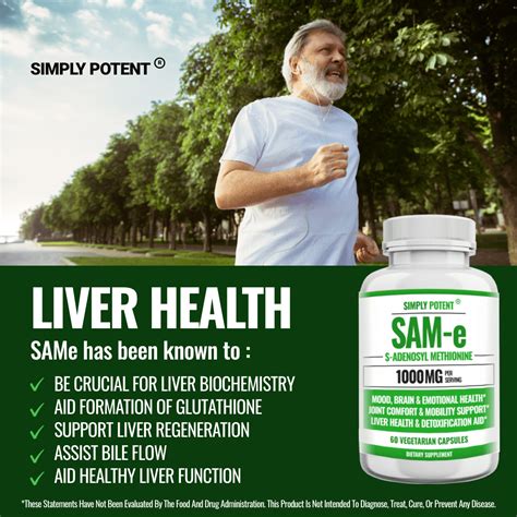 Sam E Supplement S Adenosylmethionine Sam E For Anxiety Simply Potent