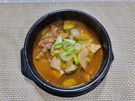 우삼겹 된장찌개