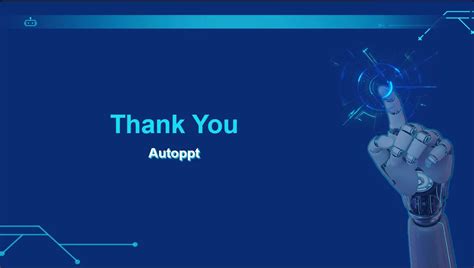 기술 슬라이드 템플릿 인공 지능 테마 템플릿 Autoppt