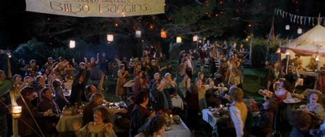 Bilbos Farewell Party Middle Earth Film Saga Wikia Fandom