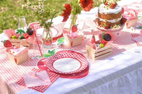 Strawberries And Gingham Summer Summer Strawberry Picnic Catch My