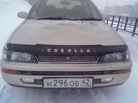 Новые колпаки. ПТФ. — Toyota Corolla (100), 1,5 л, 1995 года ...