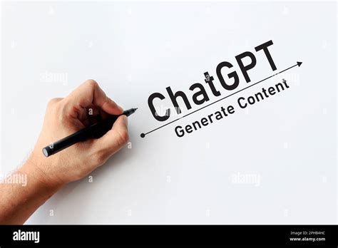 Hand With Marker Writing Chat Gpt Generate Content Ai Chat Gpt Chat With Ai Artificial