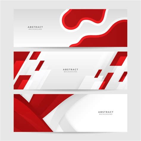 Premium Vector Abstract Red And White Overlapping Layers Background A Combination