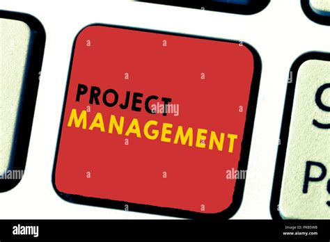 Word Writing Text Project Management Business Concept For Application Process Skills To Achieve