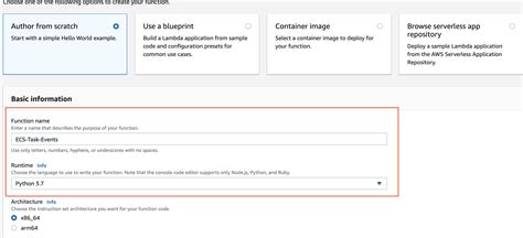 Aws Cliでfargateを使用してecsクラスターの作成し、lambdaを使用してecsイベントをcloudwatchログに書き込んでみ