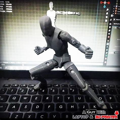 🎲 Adam 0 Articulated Doll Actionfigure Model 0 Nutbolt Type・free Stl File For ・cults