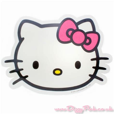 Hello Kitty D Cut Place Mat Ribbon Kitty Pink Hello Kitty Hello