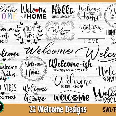 Welcome Svg Etsy